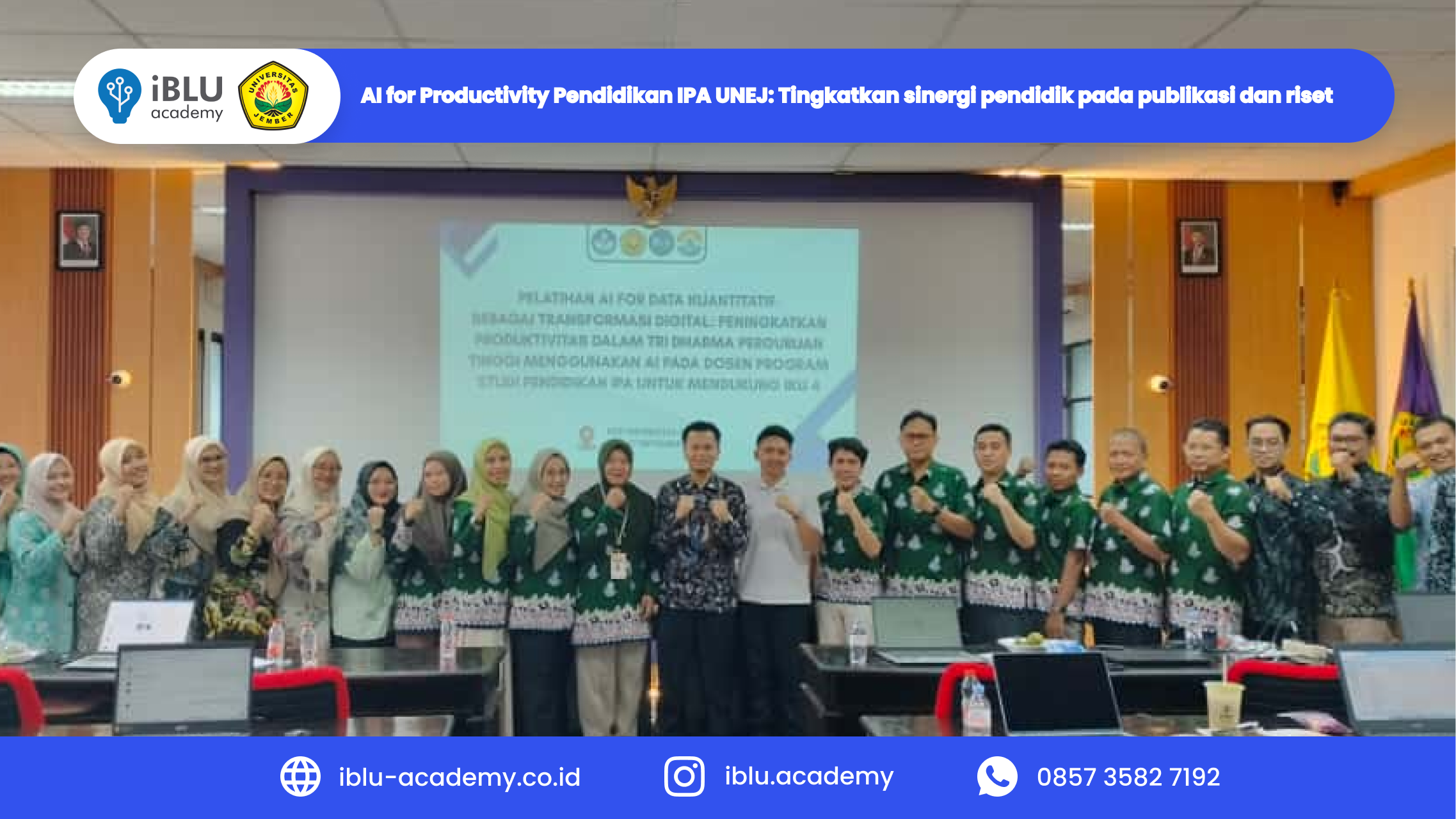 AI Productivity UNEJ: Penerapan AI untuk Riset dan Publikasi
